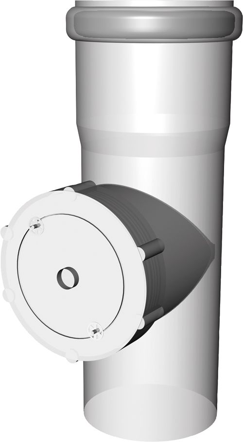 Revisions-T-Stück mit Revisionsdeckel aus PPH kaufen - Philipp Wagner Shop